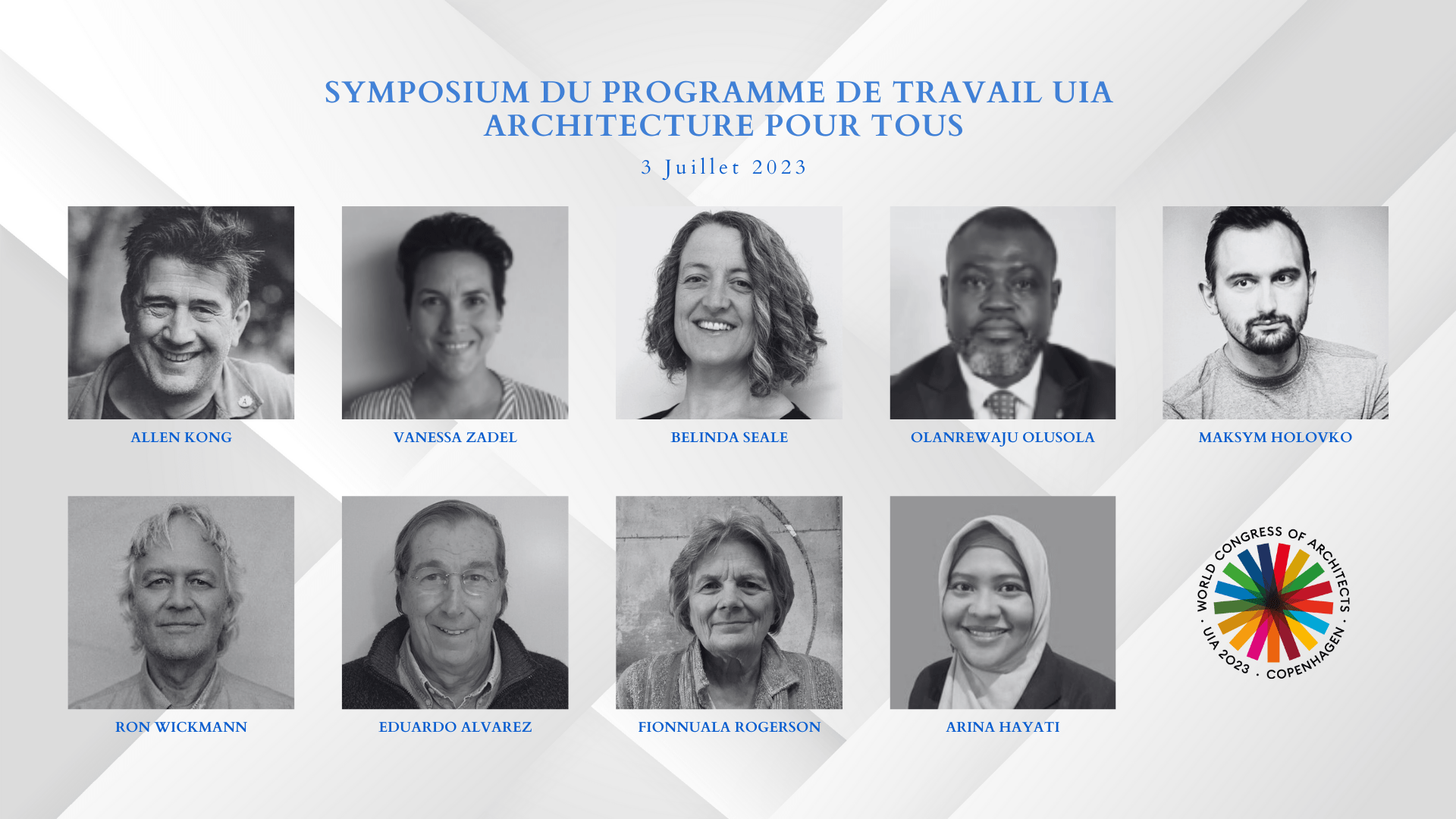 Symposium du programme de travail UIA Architecture pour tous - International Union of Architects