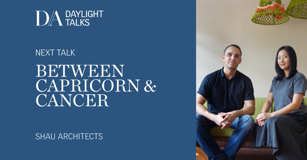 Daylight Talk by SHAU Architects - International Union of Architects